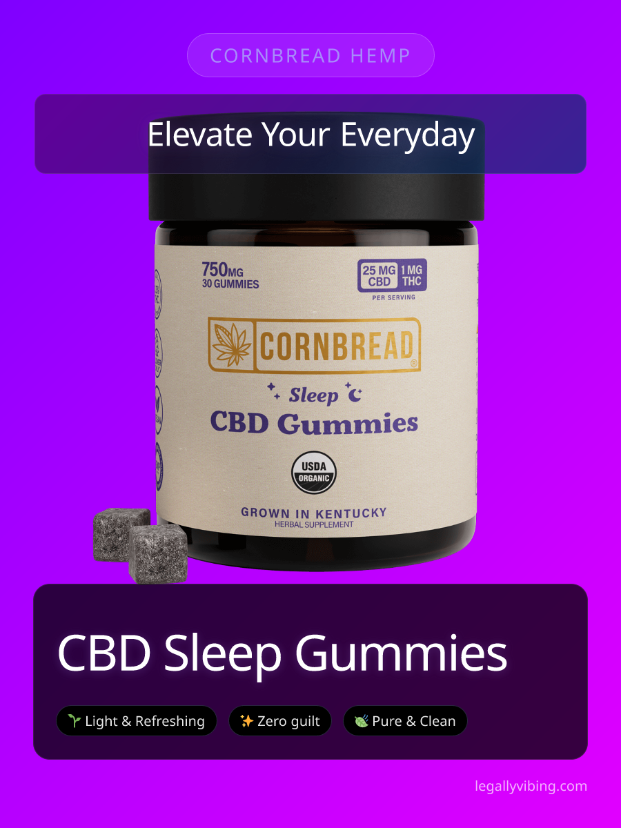 CBD Sleep Gummies by Cornbread Hemp